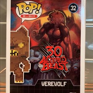 Funko | Other | Funko Pop 8bit Altered Beast Werewolf 32 | Poshmark